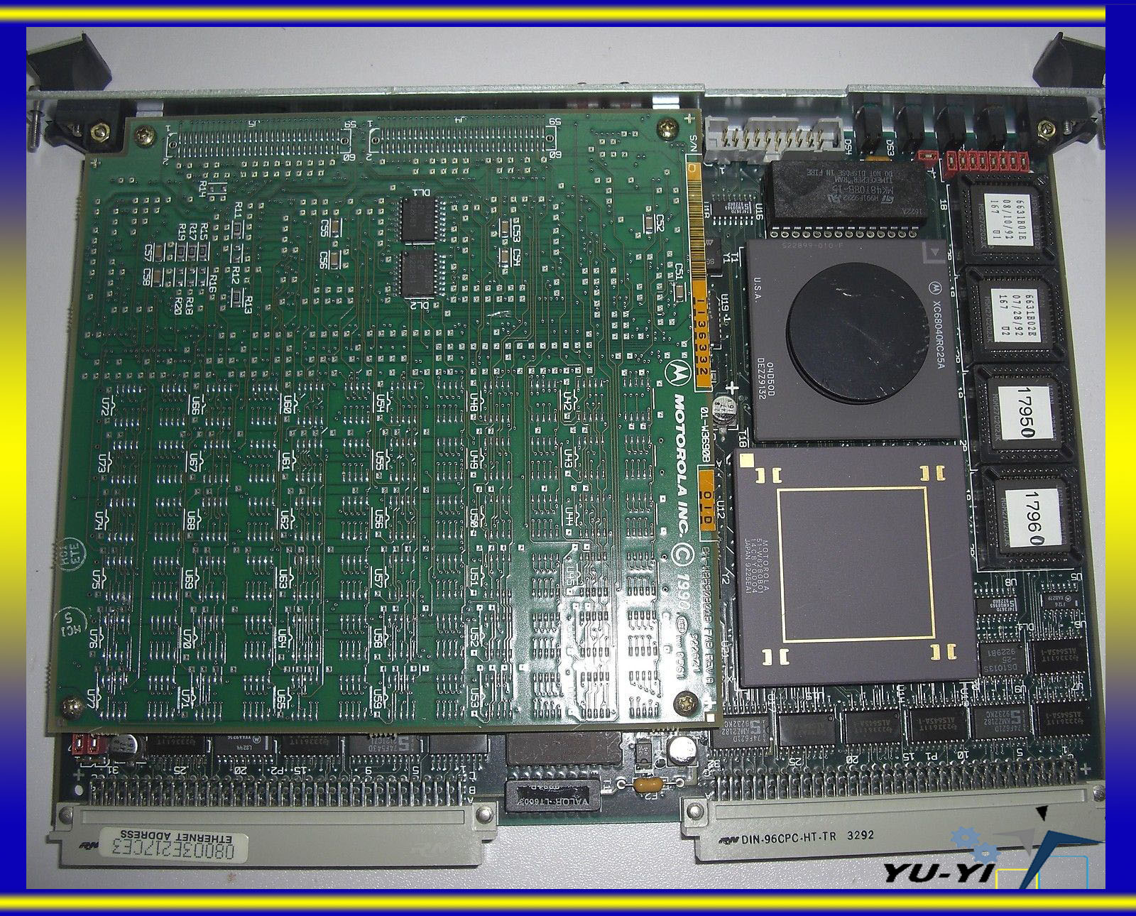 Motorola MVME 167 01-W3632B-01F & 01-W3690B-01D - PLC DCS SERVO Control MOTOR POWER SUPPLY IPC ROBOT
